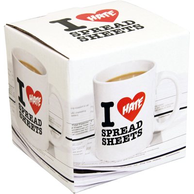 I Hate Spreadsheets Mug
