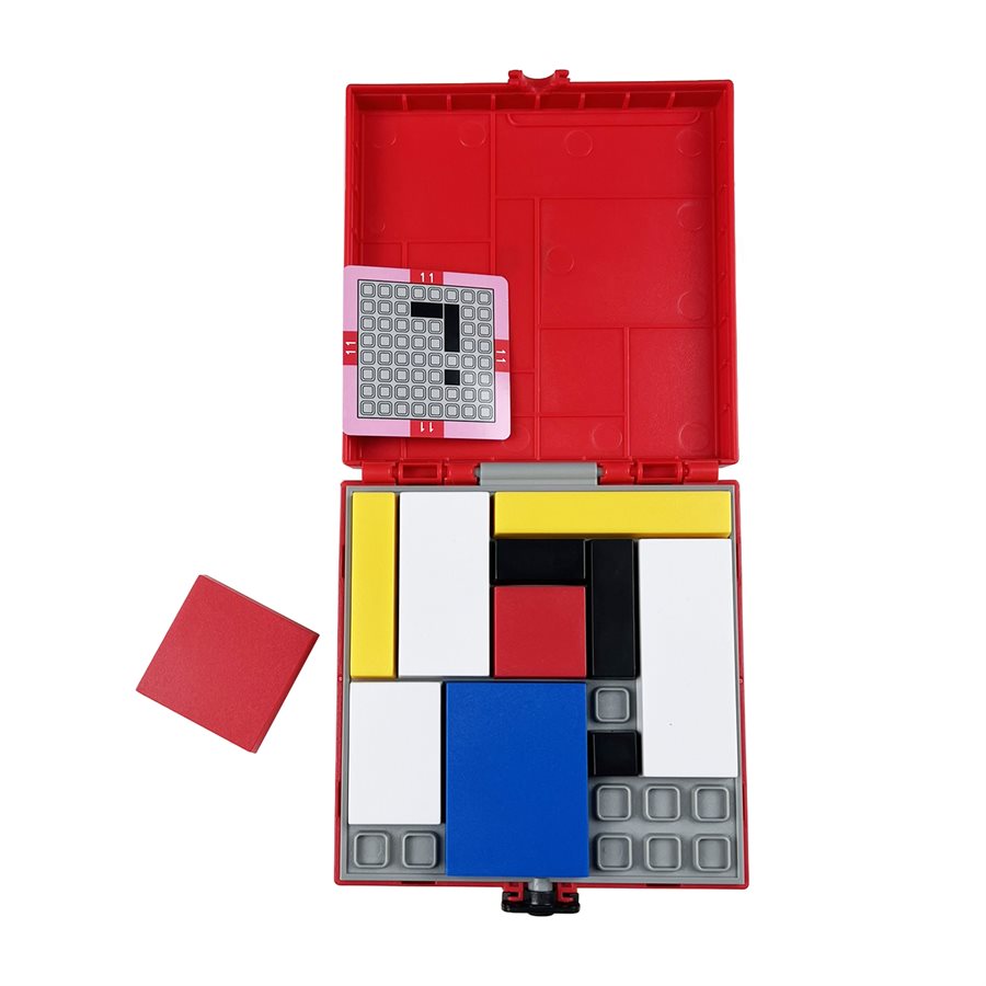 Mondrian Red Blocks